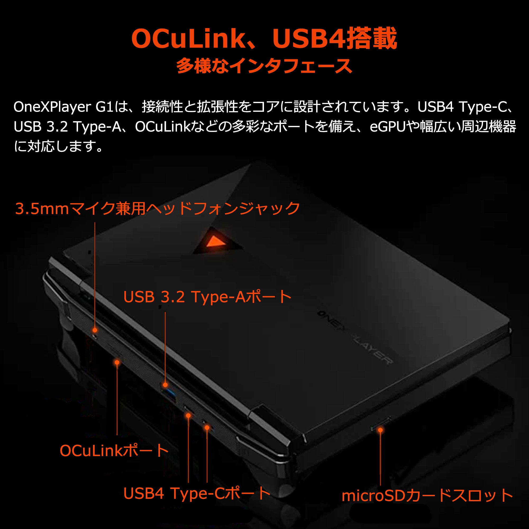 OneXPlayer G1 Ryzen AI 9 HX 370/Ryzen 8840U – ハイビーム 公式オンラインストア