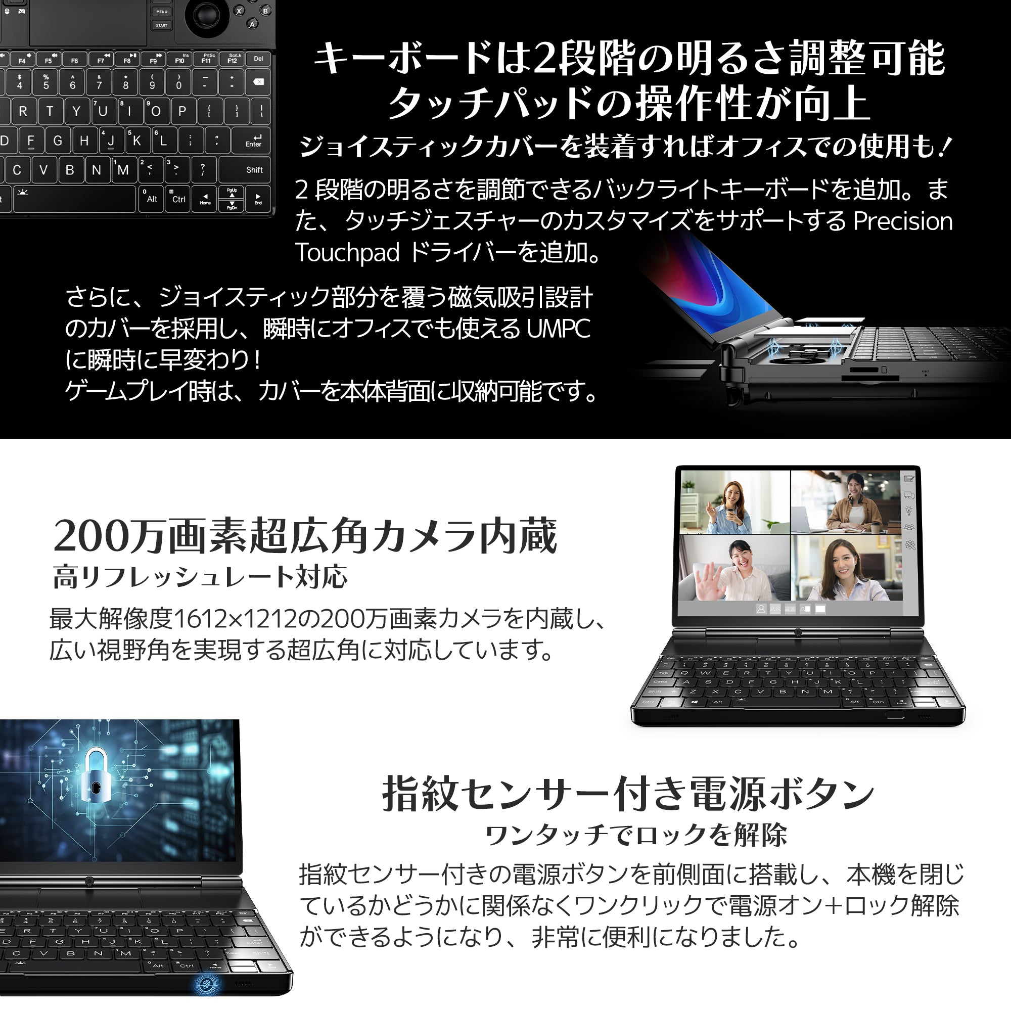 GPD WIN Max 2 2025 Ryzen AI 9 HX 370/Ryzen 8840U – ハイビーム 公式オンラインストア